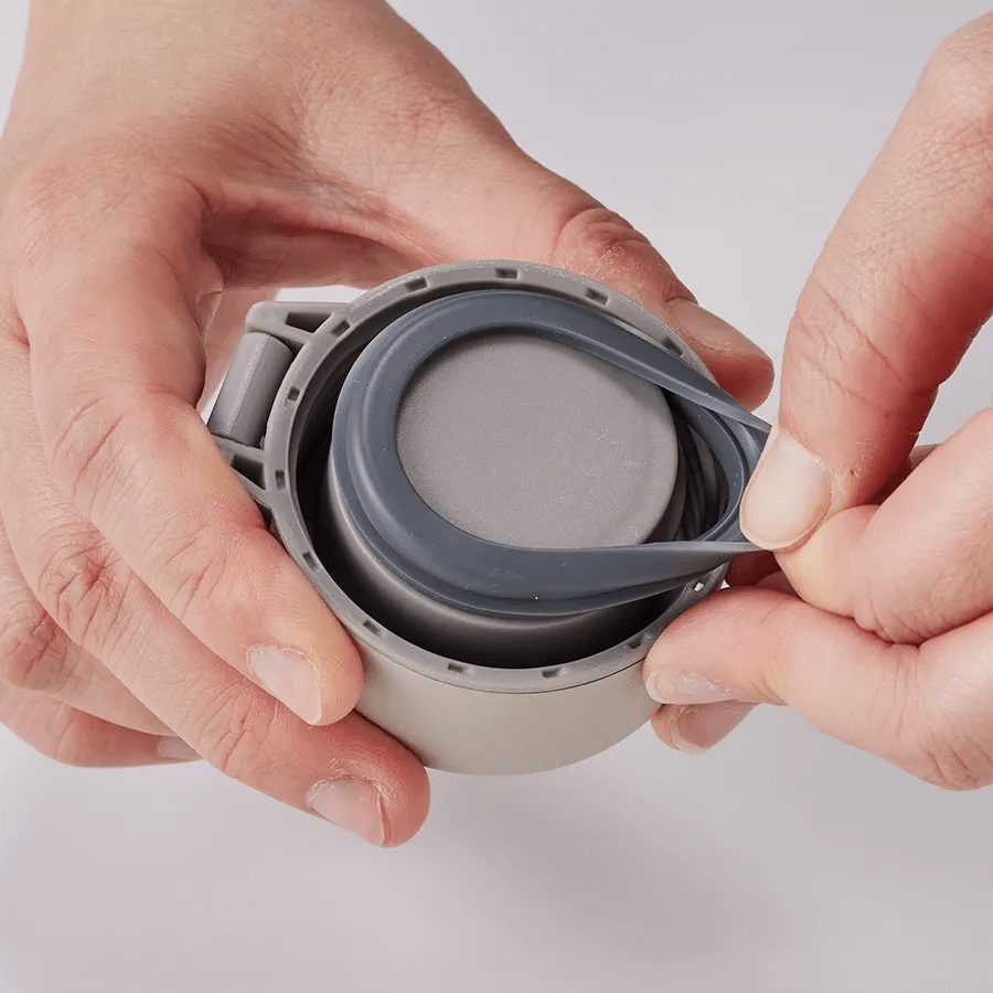 MOTTERUカラビナハンドルサーモステンレスボトル130ml ver.2｜ノベルティ・記念品の名入れ制作なら販促スタイル